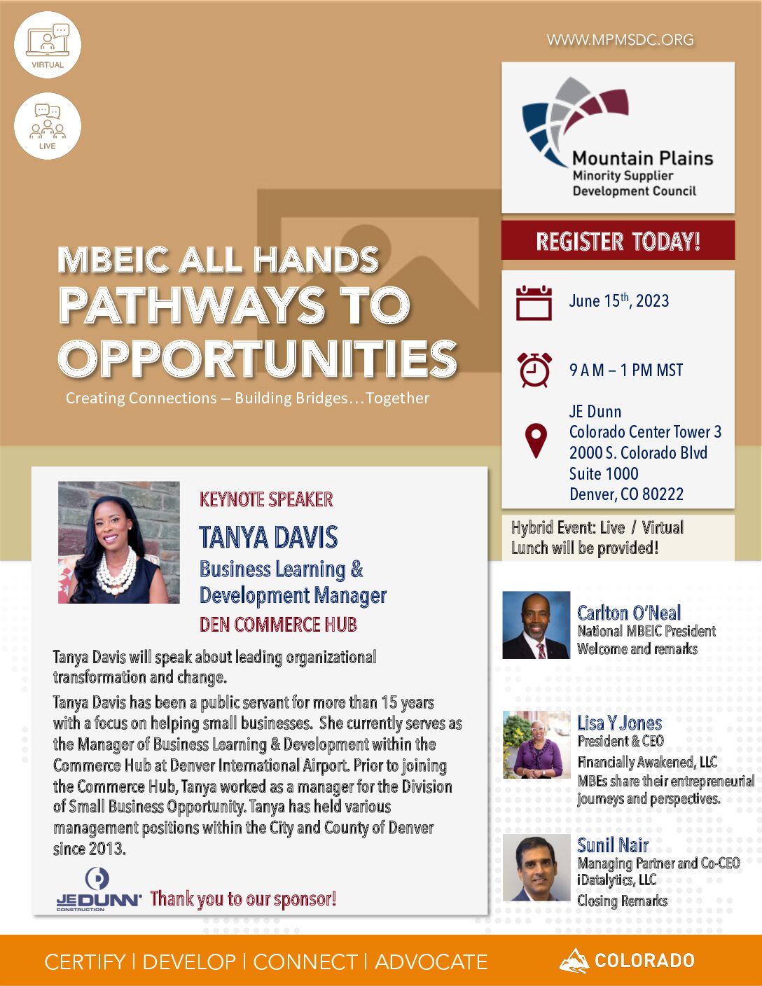 June- MBEIC All Hands Event- Hybrid | MPMSDC