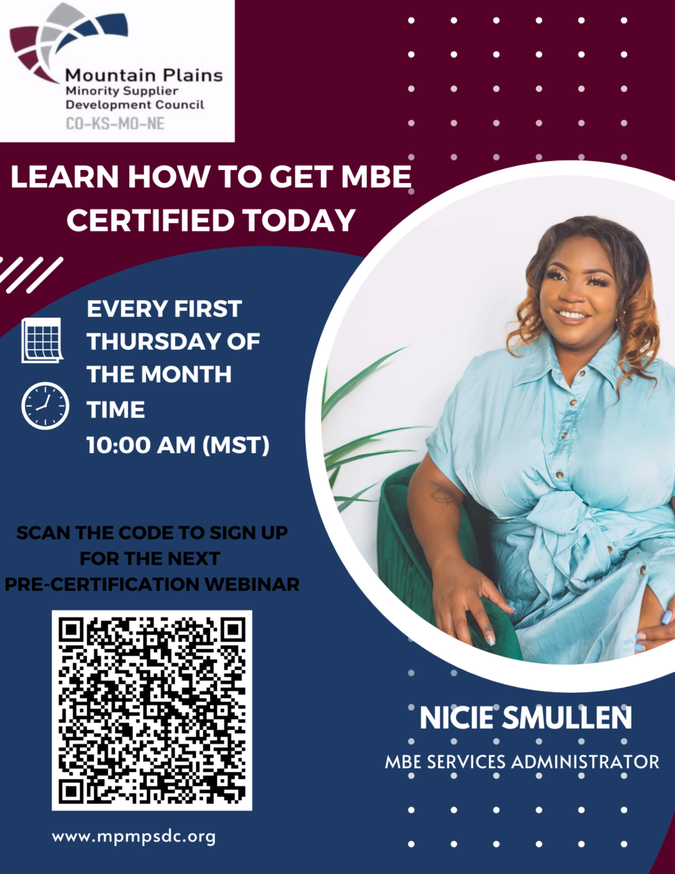 Webinar “Learn How to Get Your MBE Certification” | MPMSDC